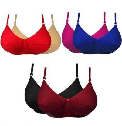 Women Sleep Bra Non Padded Bra Price in India - Buy Women Sleep Bra Non ...