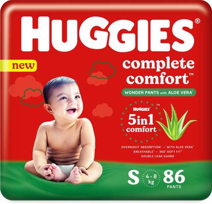 Huggies Complete Comfort Wonder Pants with Aloe Vera - S - Buy 86 ...