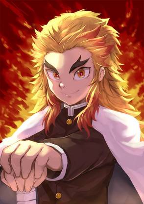 Rengoku Kyoujurou Matte Finish Poster Paper Print - Animation ...