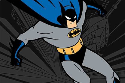 "Batman" Cartoon Poster For Kids|Decorative Wall Poster For Kids Room ...