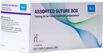 Meril For medical students to practice suturing,Assorted Suture Kit-3 ...