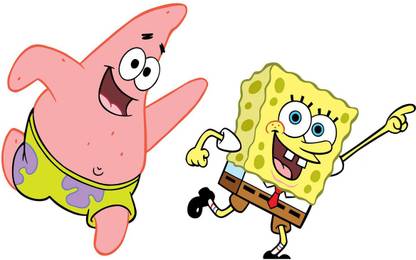 SpongeBob Big Size Flex Poster For Room MD-3894 Photographic Paper ...