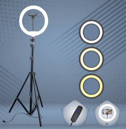 JAMMY ZONES 10“ Ring light video stand mobile holder for reels, video ...