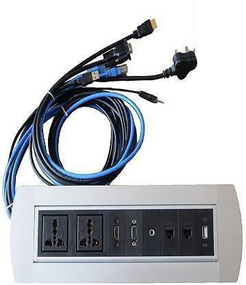 sarmus manual Revolving cable cubby pop up box with 2 power socket ,2 ...