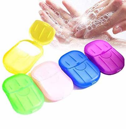 SHINET Hand Washing Cleaning Travel Disposable Paper Soap Flakes ...