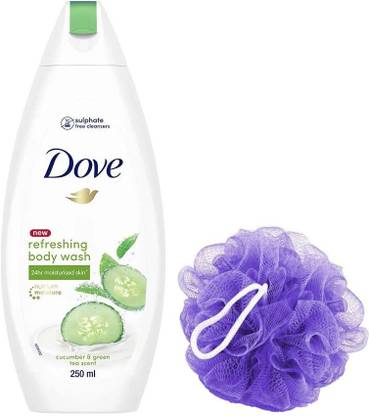 DOVE Frefreshing Body Wash With Loofah Price in India - Buy DOVE ...