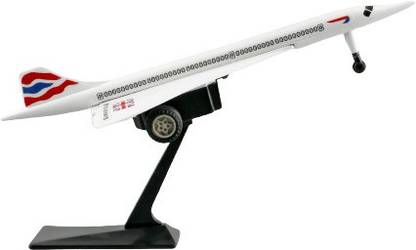 Shinsei Kids Concorde Plane Airplane Pull-back Race Toy Best Gift for ...