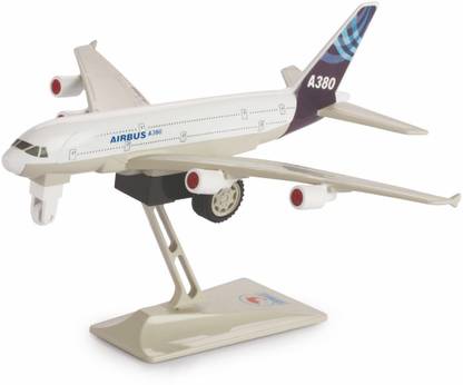 Shinsei Kids Airbus A380 Airplane Pull-back Race Toy Best Gift for Boys ...