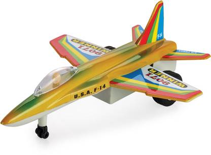 Shinsei Kids Air Fighter Airplane Pull-back Race Toy Best Gift for Boys ...
