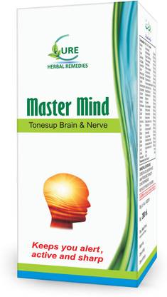 Cure Herbal MASTER MIND Syrup (Sugar Free) Tonesup Brain & Nerve (200ml ...