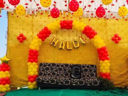 Flipkart.com | gorgeous moment Solid Haldi Ceremony helium balloon ...