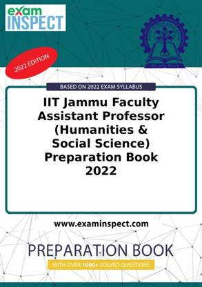 IIT Jammu Faculty Associate Professor (Humanities & Social Science) Preparation Book 2022: Buy ...
