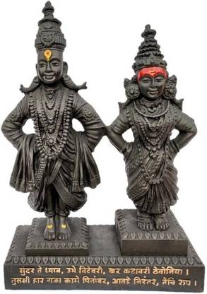 S A Gifts Vitthal Rukmani Stand | Vitthal Rukmini Idol Murti for Home ...