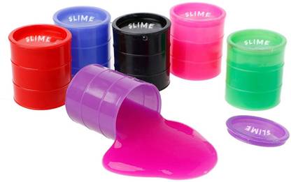 Flipkart.com | Heyish Enterprises barrel o slime set of 6 - barrel o slime