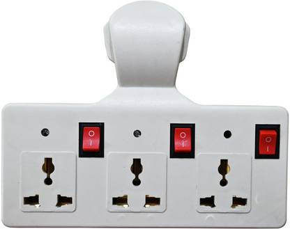 Digiway 3+3 Universal Multiplug Extension Board with Individual ...
