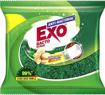 Exo Bacto Anti-bacterial Ginger Twist Scrub Pad Price in India - Buy ...