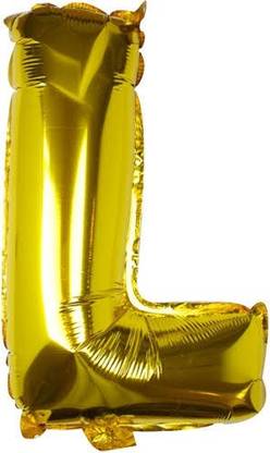 Flipkart.com | gorgeous moment Solid (20 Inch) Gold Letter Balloons L ...