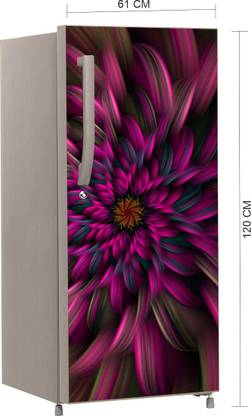 RKDigital Mart 120 cm Fridge Sticker Peel & Stick For Single Door ...