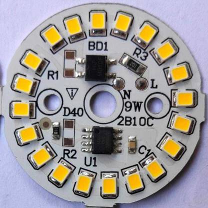 AQBP 9 Watt Led DOB (Direct On Board) pack 20 Light Electronic Hobby ...