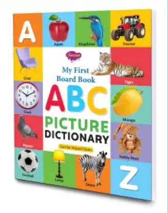 My First Board Book ABC Picture Dictionary | Can Be Wiped Clean: Buy My ...