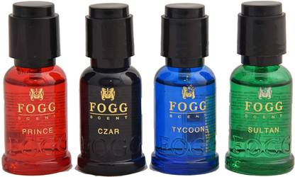 FOGG Czar + Tycoon + Prince + Sultan (15 ml X 4 Pc) Perfume Body Spray ...