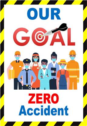 SRG INFOTECH our goal zero accident Emergency Sign Price in India - Buy ...