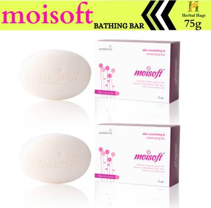 Herbal Hage Moisoft Skin Nourishing & Moisturizing Bar - Price in India ...
