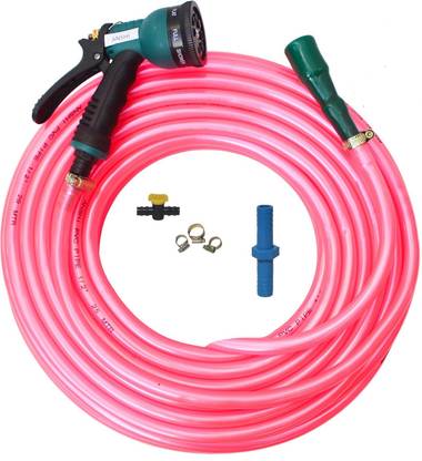 Anshi 20 Meter 7 Mode Spray Pink Metallic Pink colour multipurpose Hose ...