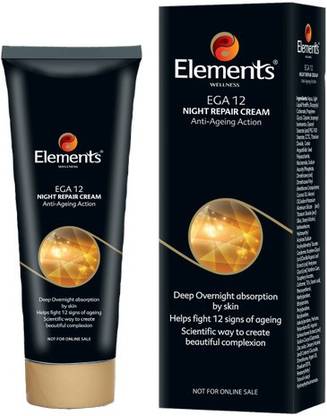 ELEMENTS WELLNESS EGA 12 Night Repair Cream | 25ml Price in India - Buy ...