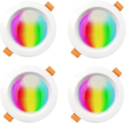 MVL MVL 9W 7-in-1 Round LED Conceal Light Color Changing Light ...