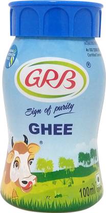 GRB Ghee 100 ml Plastic Bottle Price in India - Buy GRB Ghee 100 ml ...