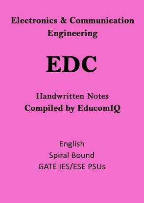 EDC Class Notes Of Electrical Engineering For GATE ESE PSUs: Buy EDC ...
