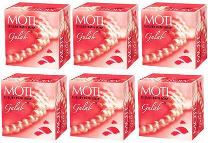 moti GULAB&PERAL LUXURY SOAP PACK OF 6 - Price in India, Buy moti GULAB ...