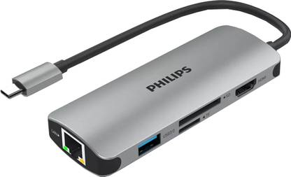PHILIPS 6 in 1 USB DLK5526CG/11 USB Hub Price in India - Buy PHILIPS 6 ...