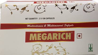 MEGARICH Multivitamin & Multimineral Softgels Price in India - Buy ...