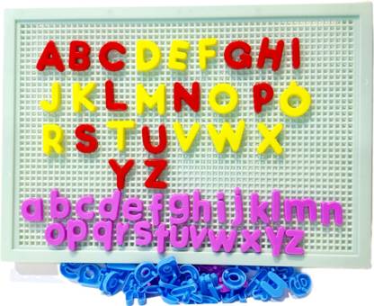 BIGWHEEL ABCD English learning Board with Capital and Small Alphabets ...