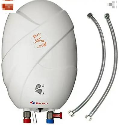 BAJAJ 3 L Instant Water Geyser (FLORA 3 LITER 3 KW WITH 2 CONNECTOR ...