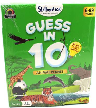 Skillmatics Very Beautiful Guess In 10 Animal Planet Card Game Set For ...
