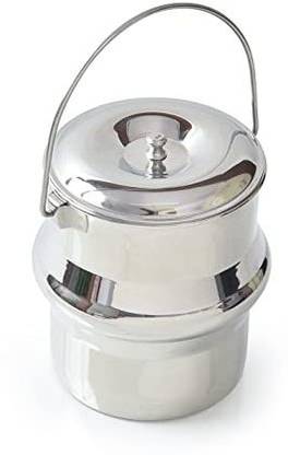 Dollar Milkpot Stainless Steel Milk Can Container With Handle And Lid ...