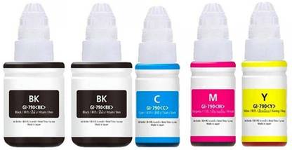 Realink GI790 Multicolor Ink Set + Black Ink Bottle - Realink ...