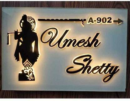 tcthe Crystal god theme Name Plate Price in India - Buy tcthe Crystal ...