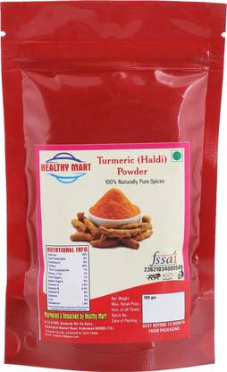 Healthy Mart 100% Organic Turmeric/ Haldi/ Manjal Powder Made From Top ...