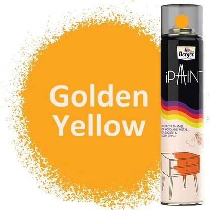 Berger Golden Yellow Spray Paint 400 ml Price in India - Buy Berger ...