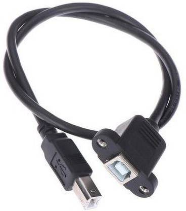 TECHGEAR Reversible USB 2.0 1.2 m USB 2.0 Type B Male To Type B Female ...