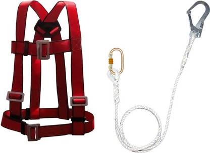 Fallguard Half Body Harness (ECO-001) with Single Rope Lanyard Full ...