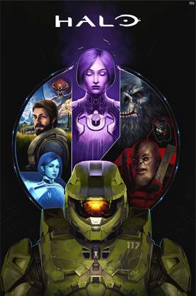 Halo Infinite Poster 12 x 18 inch 300 GSM Paper Print - Gaming posters ...