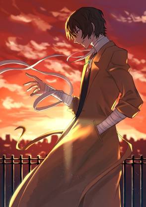 Dazai Osamu Bungou Stray Dogs Matte Finish Poster Paper Print ...
