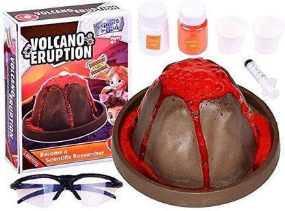 CutieKart Volcano Science Kit,Volcano Eruption Experiments with ...