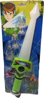 FLYmart BEN 10 Alien force sword with light and music gives cool sound ...