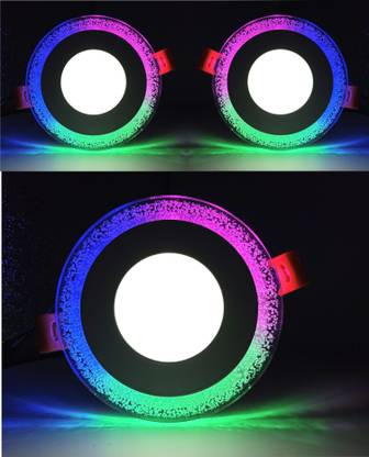 Hybrix LED Jelly Ceiling Panel Light 6 Watt (3+3) Concealed light, 3D ...